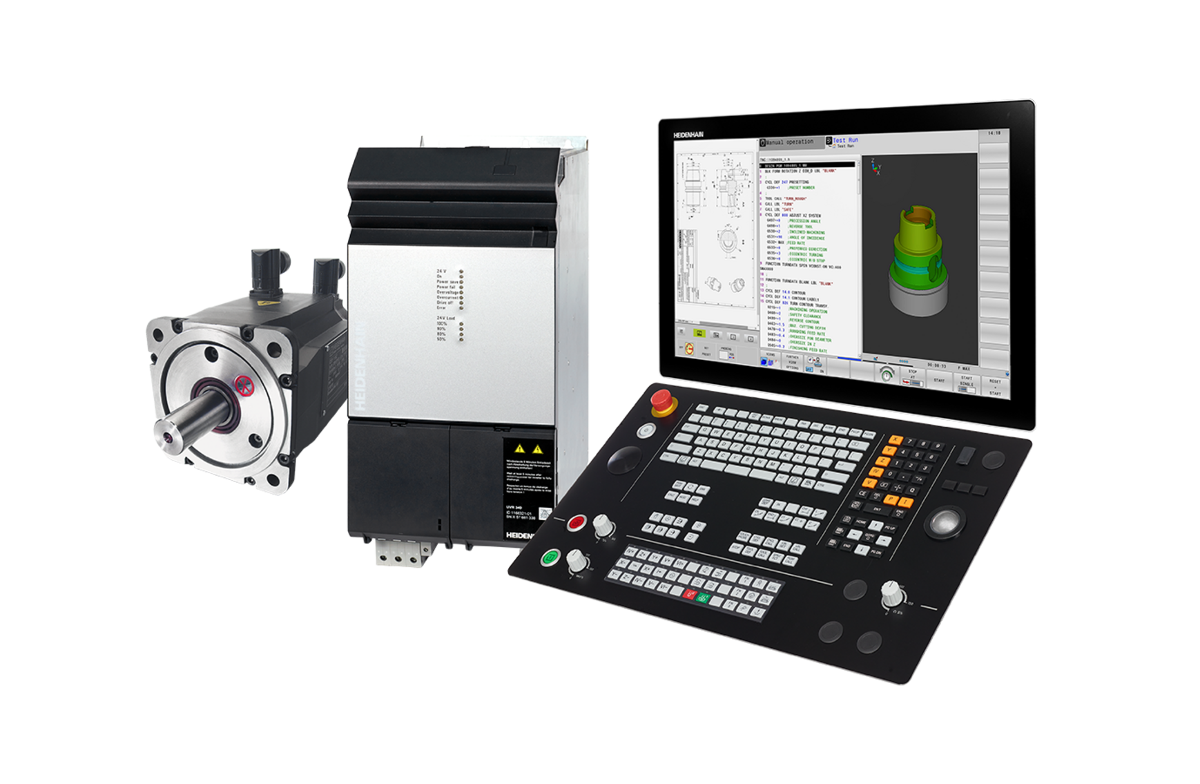 Encoders and motors for drive systems | HEIDENHAIN